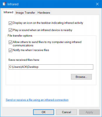 Enable and use Infrared on Windows 11/10
