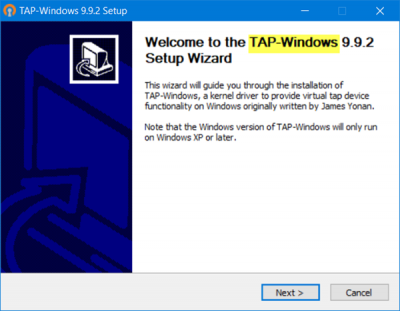 What is TAP-Windows Adapter? Where do I download it?