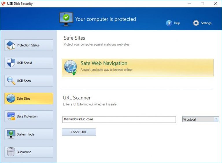 USB Disk Security protects your computer from infected USB drives