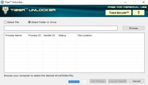 File Deleter software to delete locked files and folders in Windows 11
