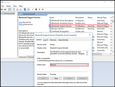 Bluetooth icon not showing in Windows 11/10 Taskbar