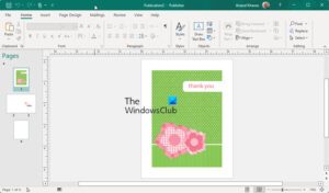 How to design Greeting Cards in Microsoft Publisher