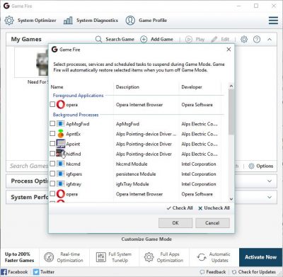 Free Game Booster Software to boost PC gaming performance