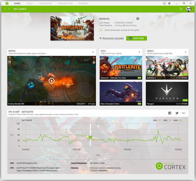 Razer Cortex Game Booster helps boost Gaming performance