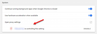 Your connection was interrupted, A network change was detected