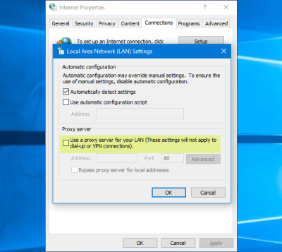 Your connection was interrupted, A network change was detected