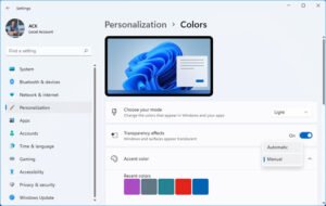 Can’t Change Taskbar Color in Windows 11