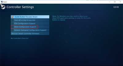 Xbox Controller detected as Mouse and Keyboard on Windows PC