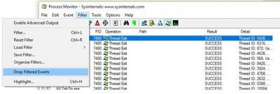 Use Process Manager to measure computer reboot, logon times, etc.