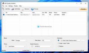 How to reduce MP3 file size in Windows PC