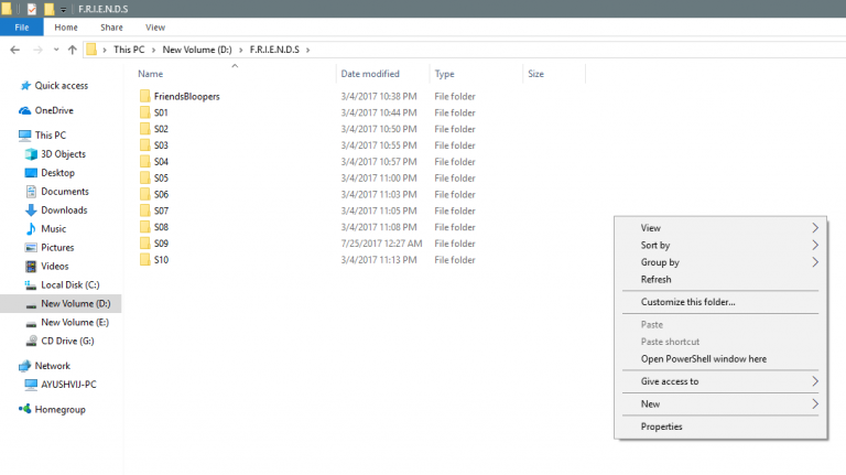 Get back Open Command Prompt here instead of PowerShell in Explorer