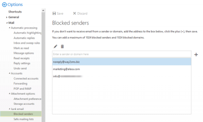 Block Sender or Contact from sending emails in Gmail or Outlook