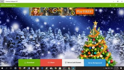 Microsoft Christmas Wallpaper