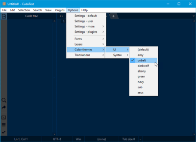 CudaText is a free Code Editor for Windows programmers