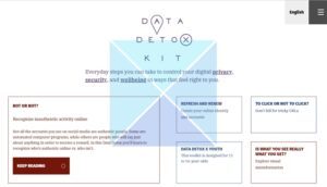 Data Detox from Mozilla lets you live a Balanced Digital Lifestyle