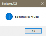 Fix Element Not Found error in Windows 11/10