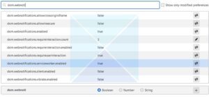 Block Notifications, Microphone, Camera requests in Firefox browser