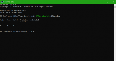 Difference between PowerShell and PowerShell Core