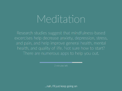 Strechly reminds you to take breaks and relax while working on your PC