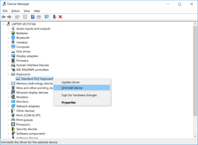 Keyboard not typing, not working or Unresponsive on Windows 11