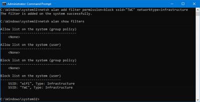 How to allow, hide or block neighbor's WiFi Networks on Windows 11/10