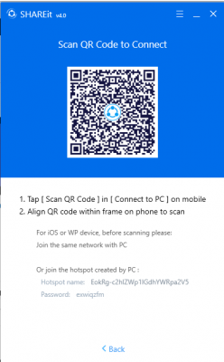 Transfer Files between Mobile Phone and PC using SHAREit