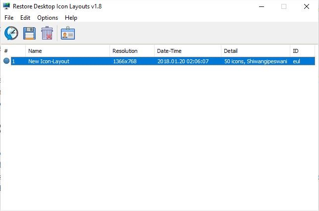 Backup, Save and Restore Desktop Icon Layouts with ReIcon