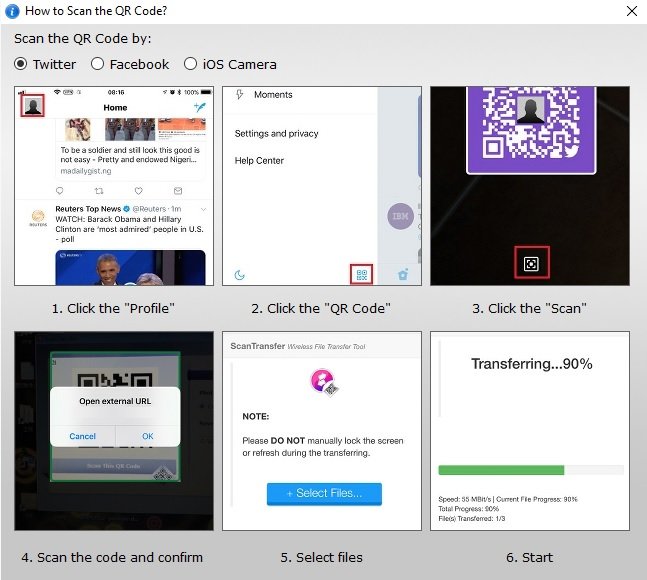 ScanTransfer lets you wirelessly share Photos and Videos