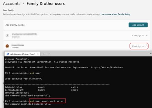 How To Enable Or Disable A User Account In Windows 11 10
