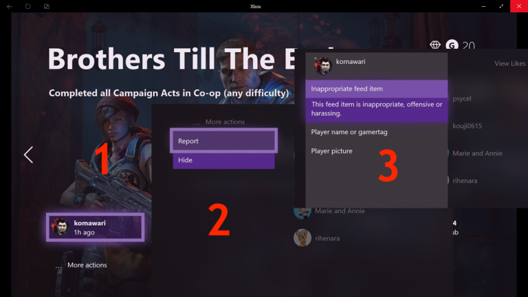 How to Report and Block Gamertag, Content, and Messages in Xbox One