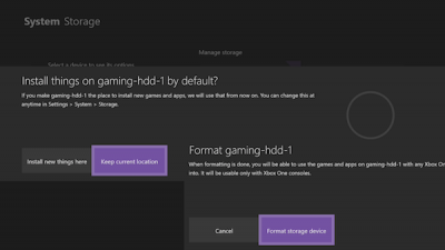 How to transfer Xbox One Games and Apps to External Hard Drive