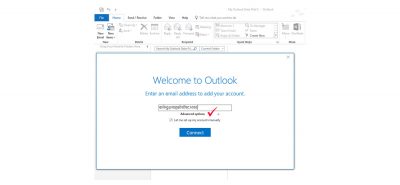 Set up Outlook to work with an Indian language email account
