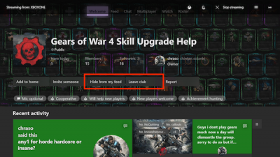 How to manage Activity Feed and Notifications on Xbox One