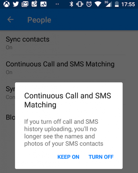 Vew and delete Call and SMS History from Facebook forever