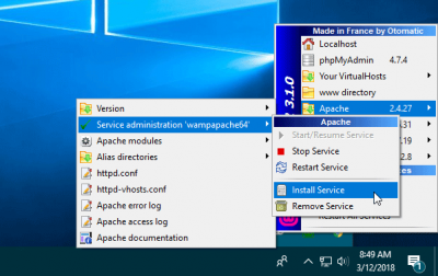 WAMP Server icon is showing Orange & not turning Green