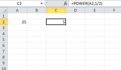 How to find Square Root of a Number in Excel