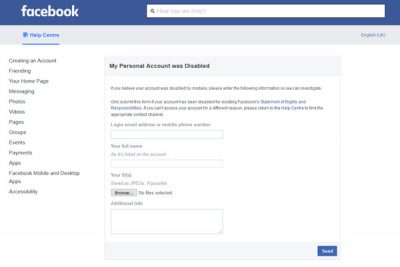 How to recover disabled Facebook Account without stressing yourself