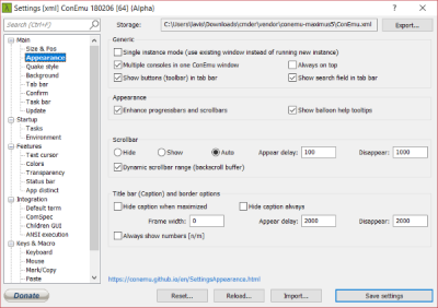 CMDER is a Console Emulator for Windows PC