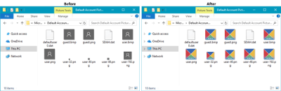 How to change default User Account Picture in Windows 11