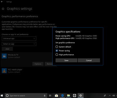 How to change default Graphics card in Windows 11
