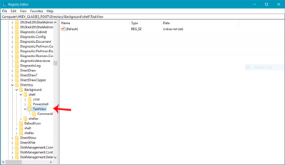 How to add TaskView or Timeline to Context Menu in Windows