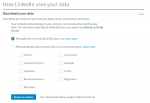 How to download LinkedIn Data using LinkedIn Data Export Tool