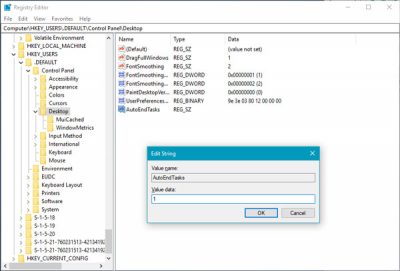 Disable This app is preventing shutdown message in Windows 11/10