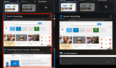 How to use Windows 10 Timeline feature