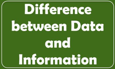 What is the difference between Data and Information