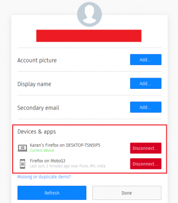 How to use Firefox sync across different platforms