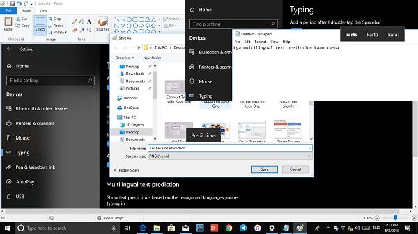 How to enable or disable Text Suggestions in Windows 11