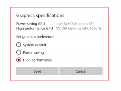 How to enable high-performance GPU for Microsoft Edge browser