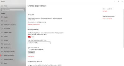 How to enable and use Nearby Sharing on Windows 11/10