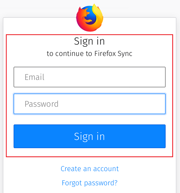 How to use Firefox sync across different platforms